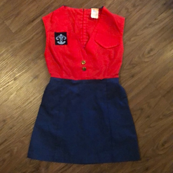 Vintage | Dresses | Vintage Campfire Girls Bluebird Dress Uniform Size ...